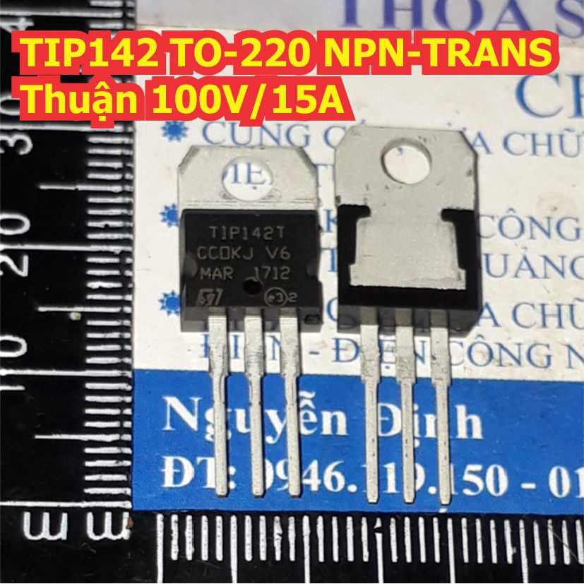 10 con TIP142 NPN-TRANS 100V/15A thuận TO-220 KDE1226 | Shopee Việt Nam