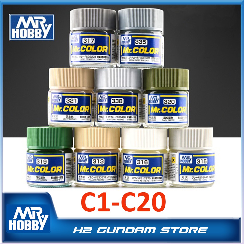 [Mr.Hobby] Sơn mô hình Mr.Color C1-C20 (Màu Basic) | Shopee Việt Nam