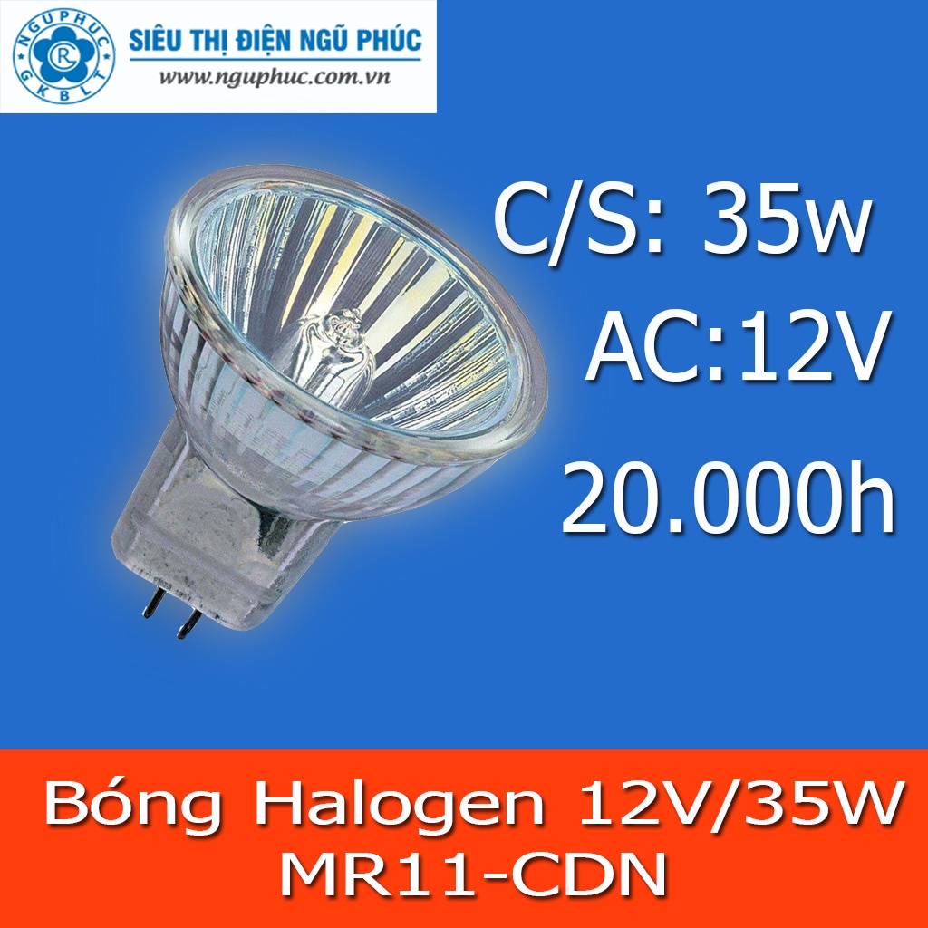 BÓNG ĐÈN HALOGEN 12V/35w - MR11-CDN | Shopee Việt Nam