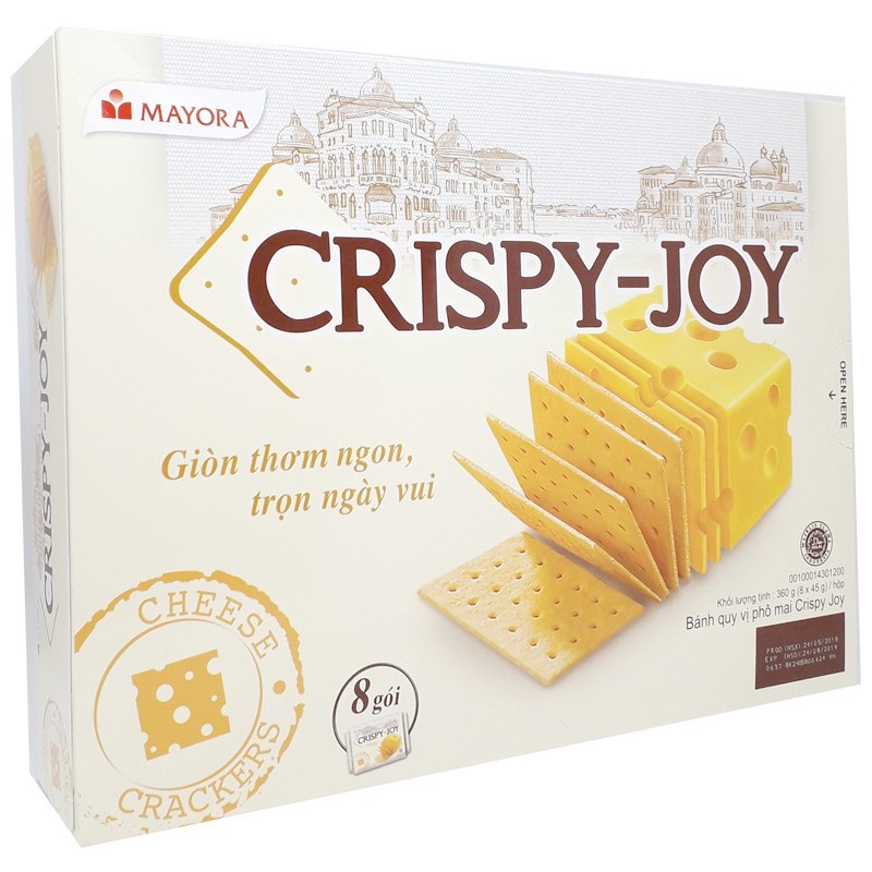 Bánh Quy Vị Phô Mai Crispy Joy (Hộp 360g) | Shopee Việt Nam
