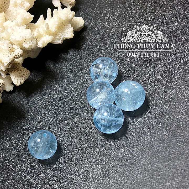 Nguyên liệu đá Topaz xanh 11MM | Shopee Việt Nam