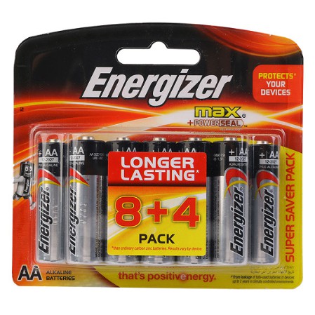 Pin Max 8 + 4 Viên Energizer E91 BP8+4 AA | Shopee Việt Nam