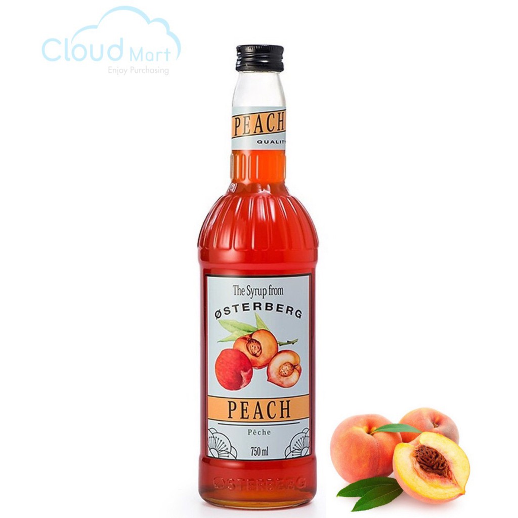 Syrup Osterberg Peach (Đào) 750ml - Nguyên Liệu Pha Chế Cloud Mart HCM ...
