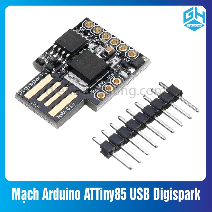 Mạch Arduino ATTiny85 USB Digispark phiên bản nhỏ gọn | Shopee Việt Nam