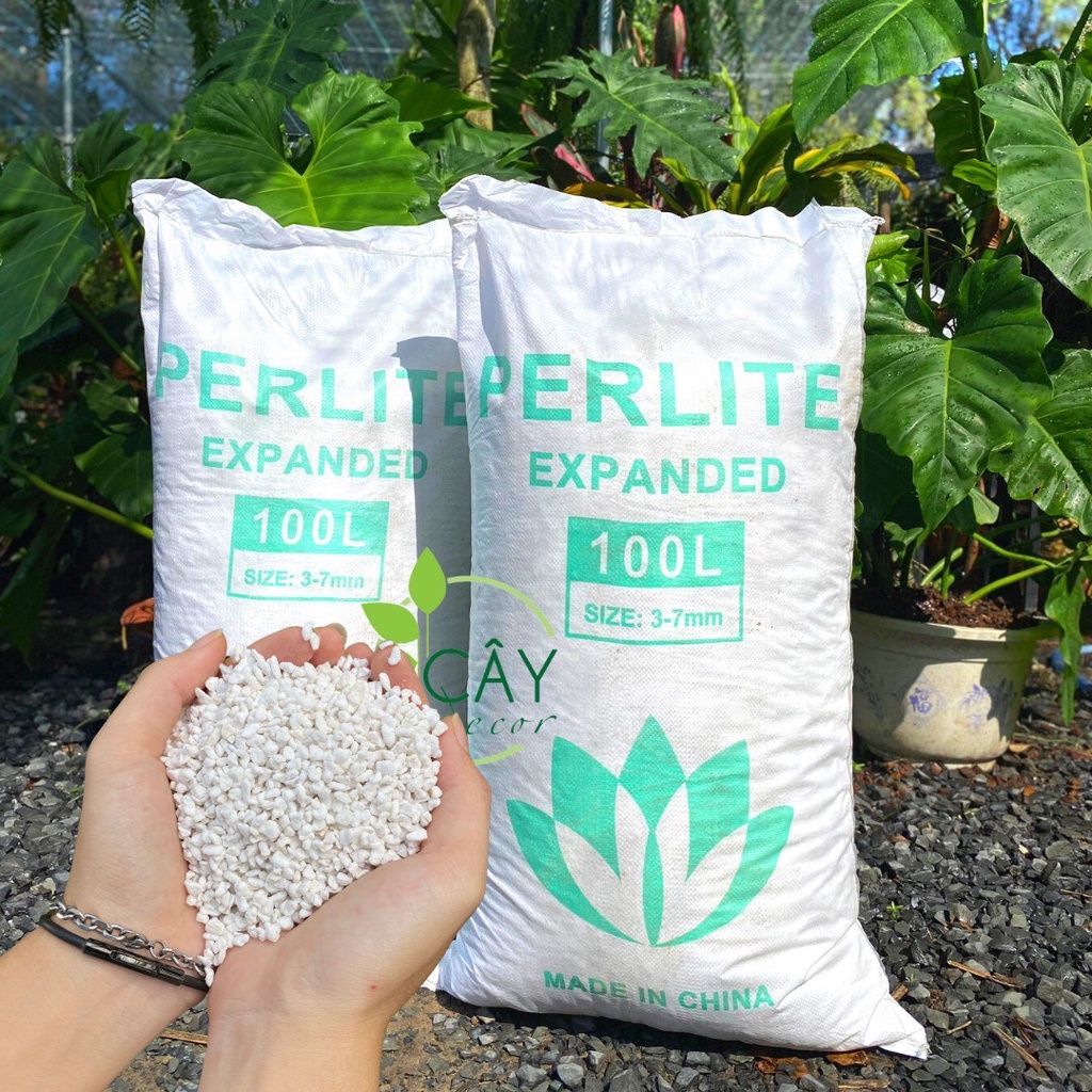 Đá Perlite – Đá trân châu [BAO 100L] CHẤT LƯỢNG, nhẹ, tơi xốp, thoáng ...