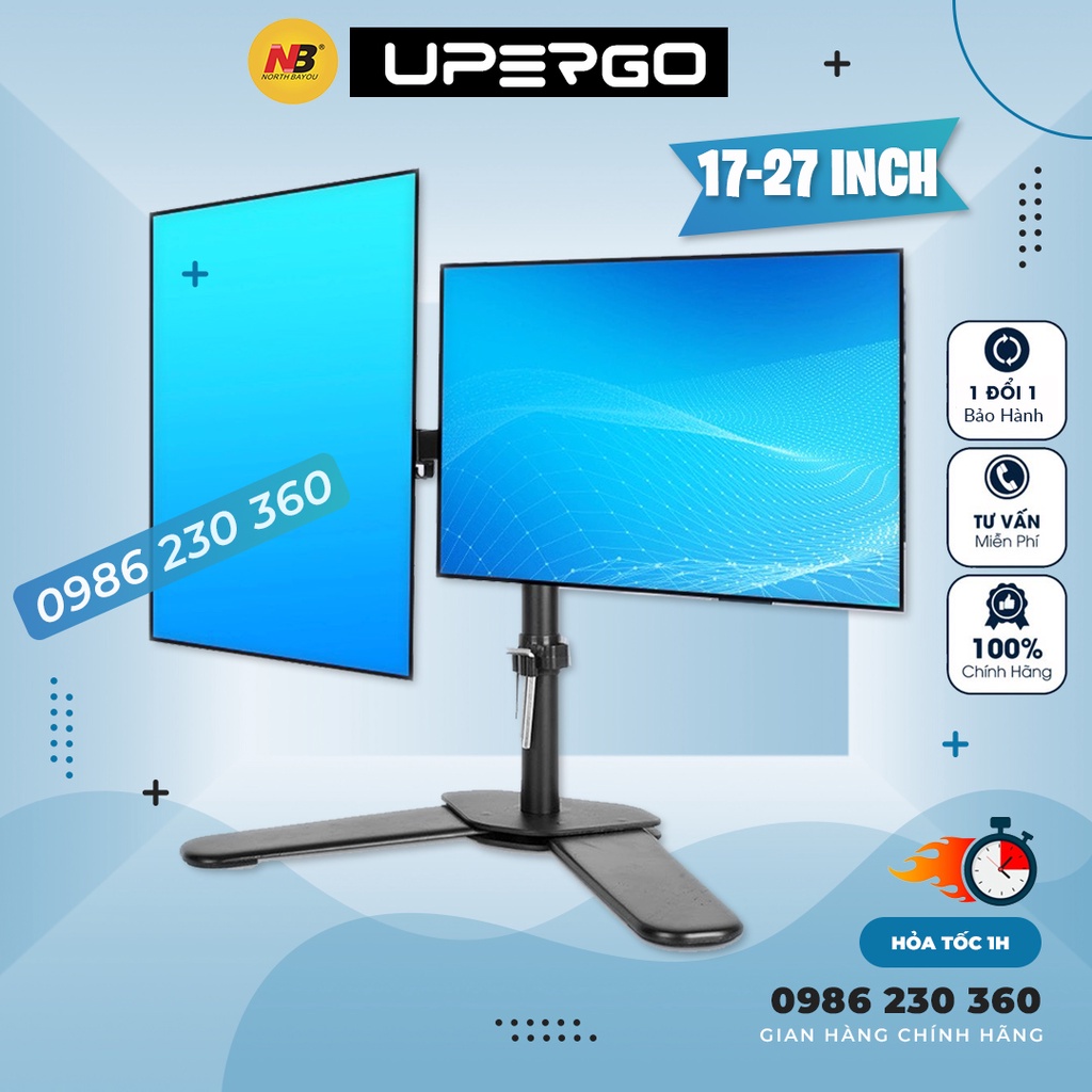 Giá TreoMàn Hình M042 Cao Cấp Tương Thích Màn 17-27 Inch - Tải Trọng 8Kg - Thiết Kế Chân Để Bàn ...
