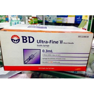 Bơm Tiêm Tiểu Đường BD Ultra Fine II 0,3ml | Shopee Việt Nam