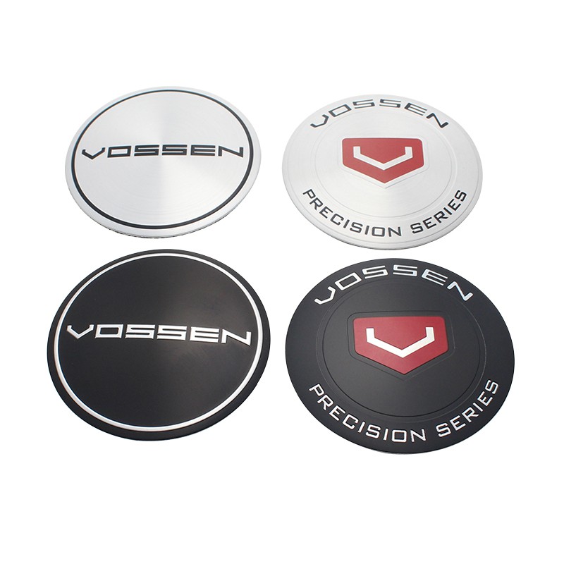 4pcs 6.5CM VOSSEN Emblem Badge HRE LOGO Auto Racing Wheel Rim Center ...