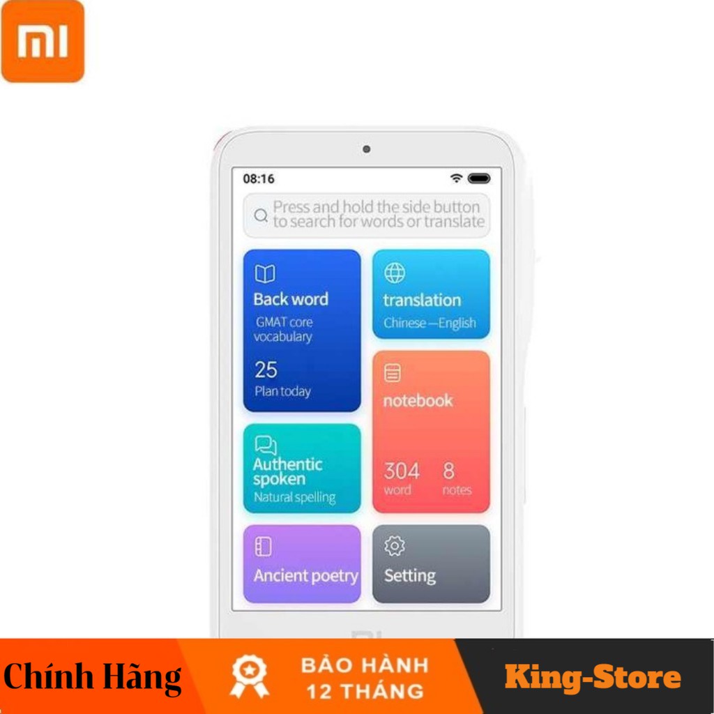 Máy phiên dịch XIAOMI "Little Teacher " Learning Machine Translator 4G ...