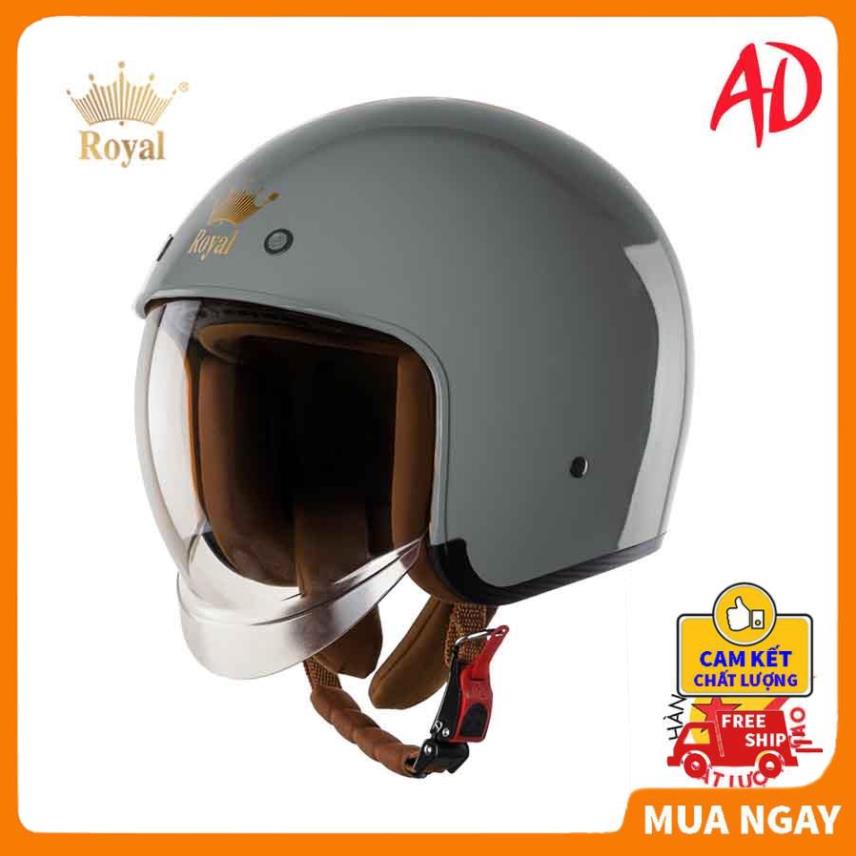Mũ bảo hiểm 3/4 Royal M139 chính hãng Ximang bóng, bảo hành 12 tháng, freeship toàn quốc ...