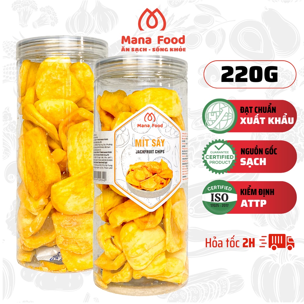 Mít Thái Sấy Giòn Mana Food 150G - 200G | Shopee Việt Nam