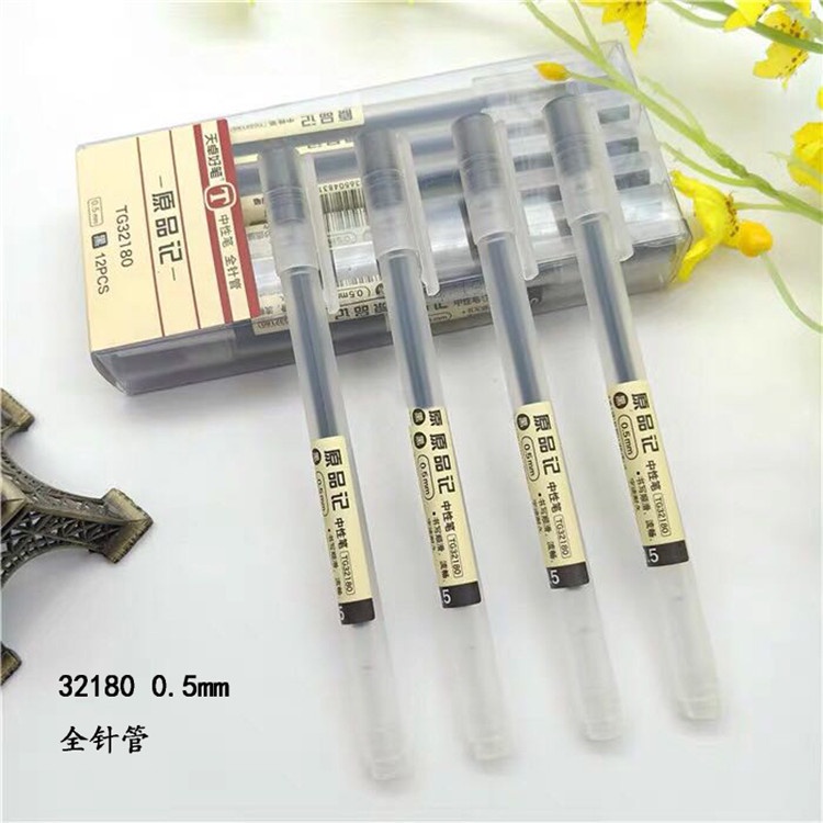 Bút Muji HAKI bản dupe bút gel đen xanh đỏ viết đều mực phụ kiện văn ...