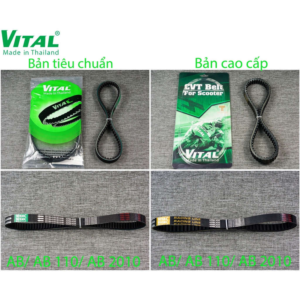 Dây curoa AB / AB110 / AB 2010 / Airblade 2010 / xe AB / xe air blade ...