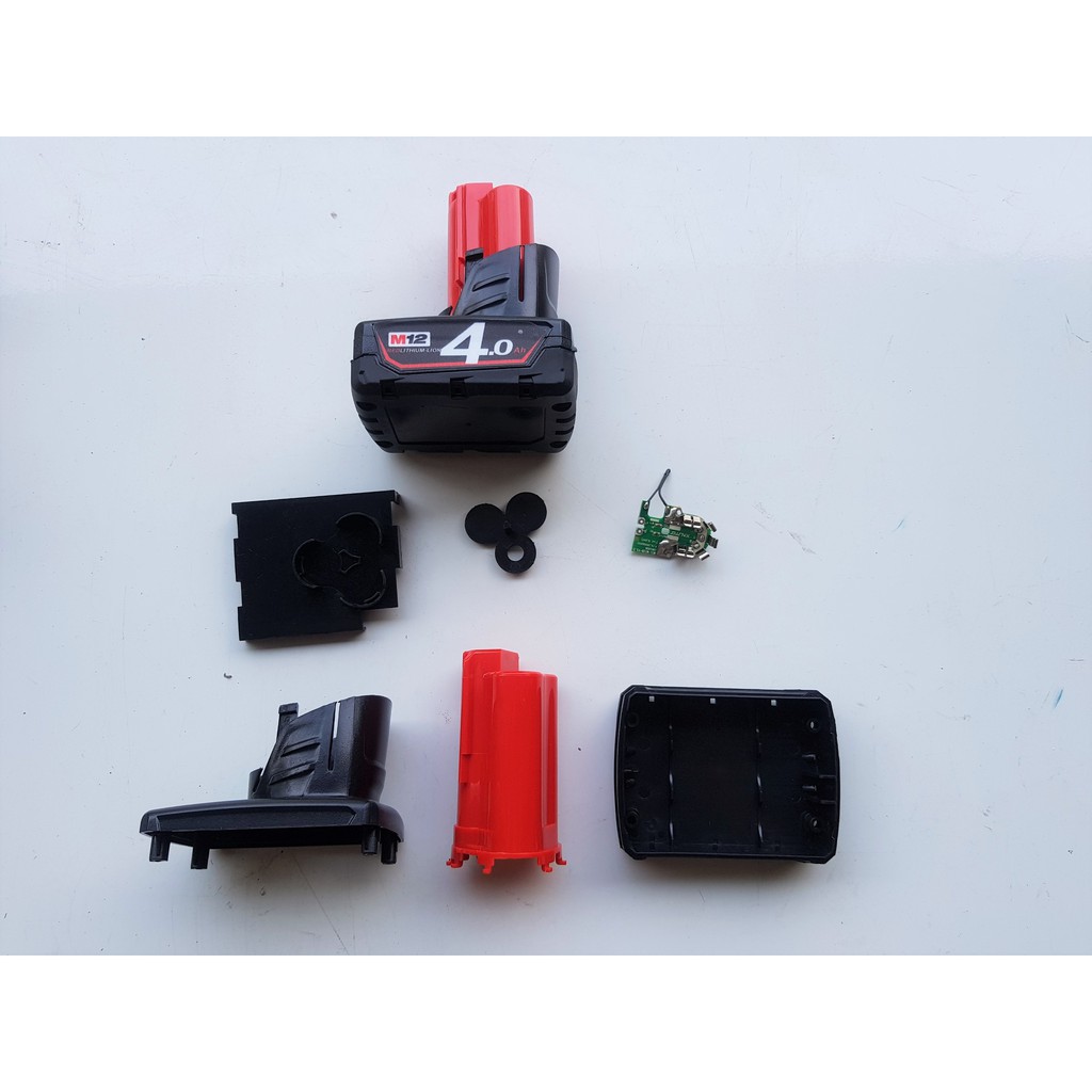 Vỏ + Mạch Milwaukee M12-6 cell | Shopee Việt Nam