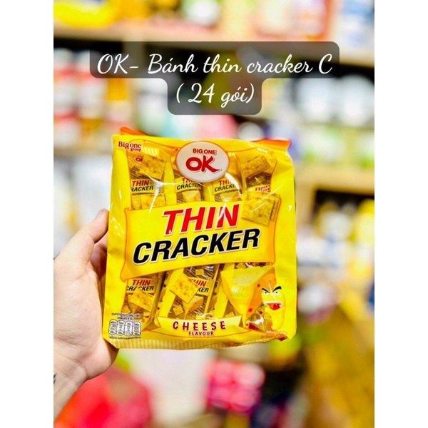 Bánh Ok Thin Cracker Thái Lan 32k/ gói 8 bịch | Shopee Việt Nam