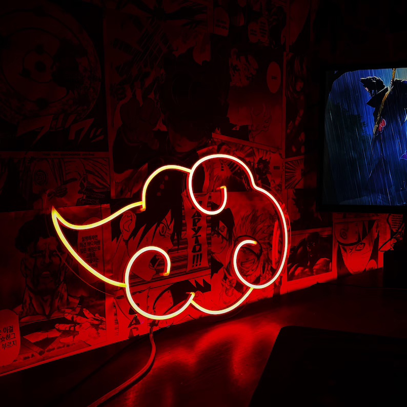 Đèn Trang Trí Naruto Akatsuki LED Neon Sign - Đèn decor phòng, đèn ...
