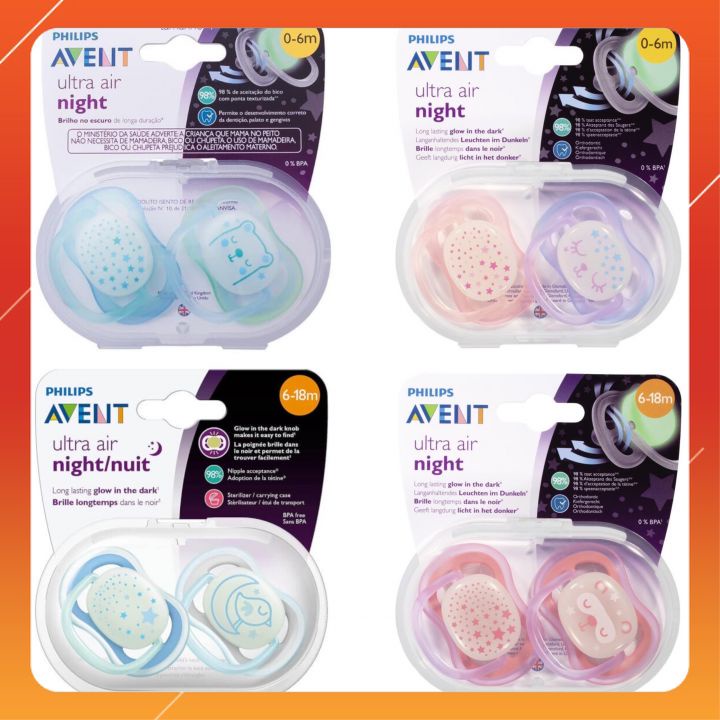 Ti Giả Avent / Ti Giả Chỉnh Nha Philips Avent Ultra Air Night Chính ...
