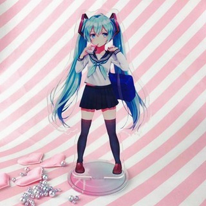 (new) Standee Miku Hatsune Tượng Acrylic mô hình Anime mica trang trí ...