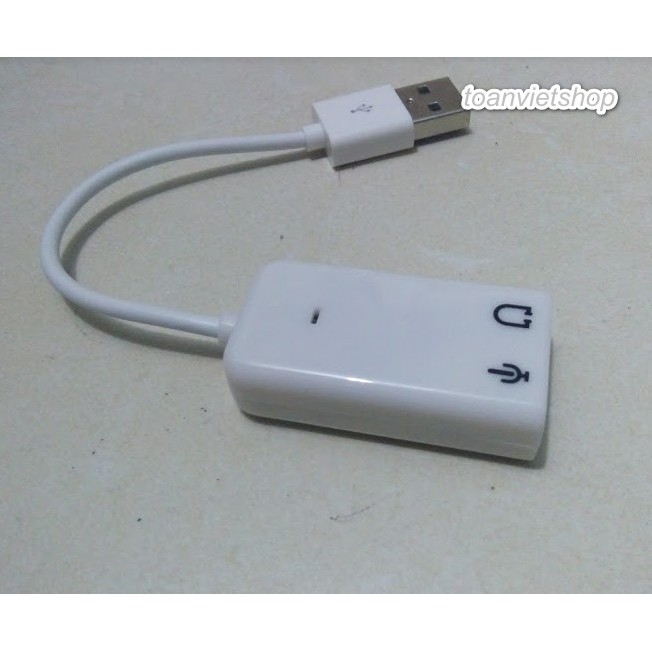 Usb sound dây( Cáp chuyển đổi usb ra âm thanh cổng 3.5) | Shopee Việt Nam