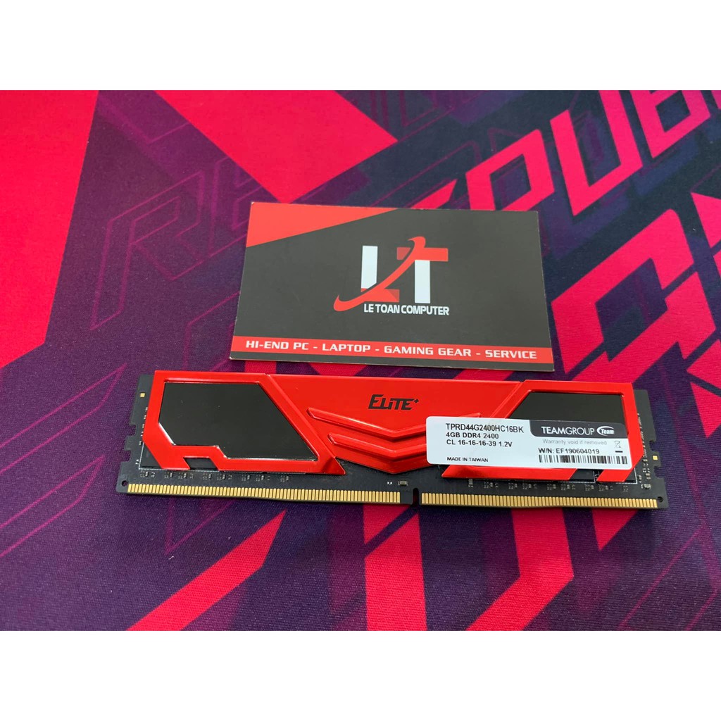 RAM TEAM ELITE DDR4 4GB BUSS 2400Mhz (Bảo hành 01/2023) | Shopee Việt Nam