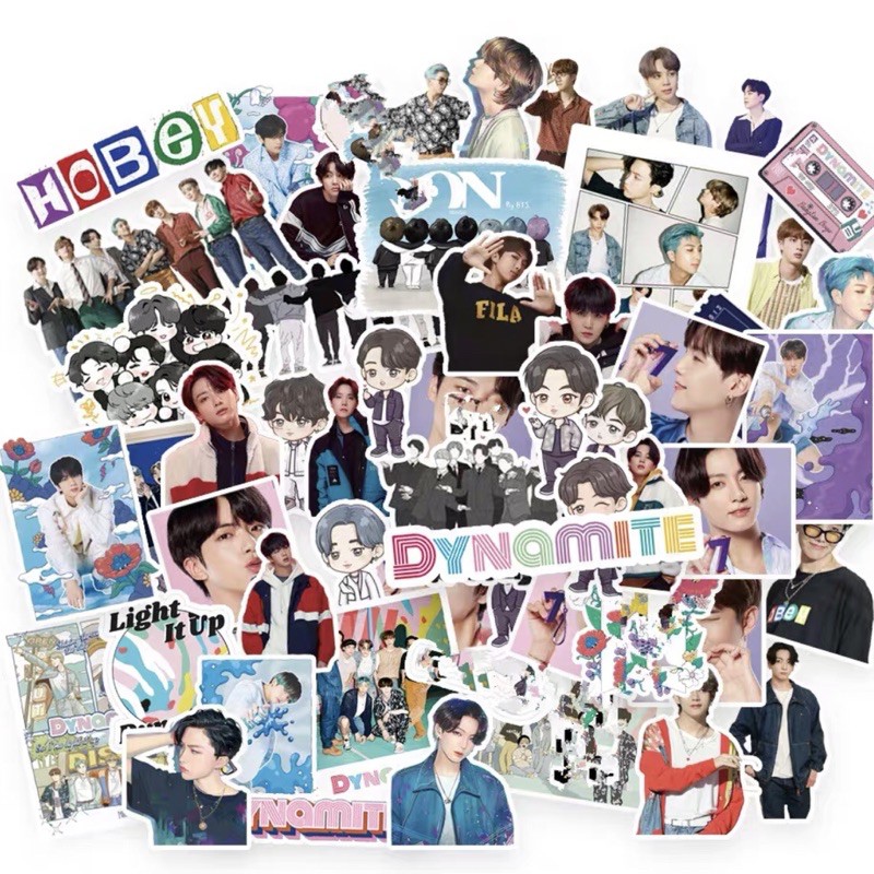 Sticker BTS dán tập, laptop | Shopee Việt Nam