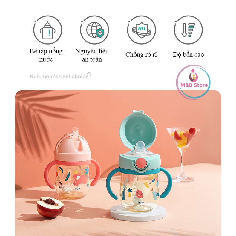 Bình Nước Cao Cấp Cho Bé - KUB/BabyCare, Chất Liệu Tritan/PPSU, Dung Tích 240ml/260ml/300ml ...