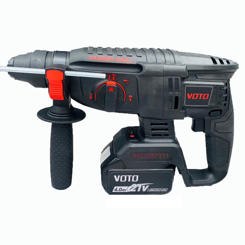 Máy Khoan Bê Tông Pin 3 Chế Độ 21V VOTO Động Cơ Không Chổi Than,Hộp ...