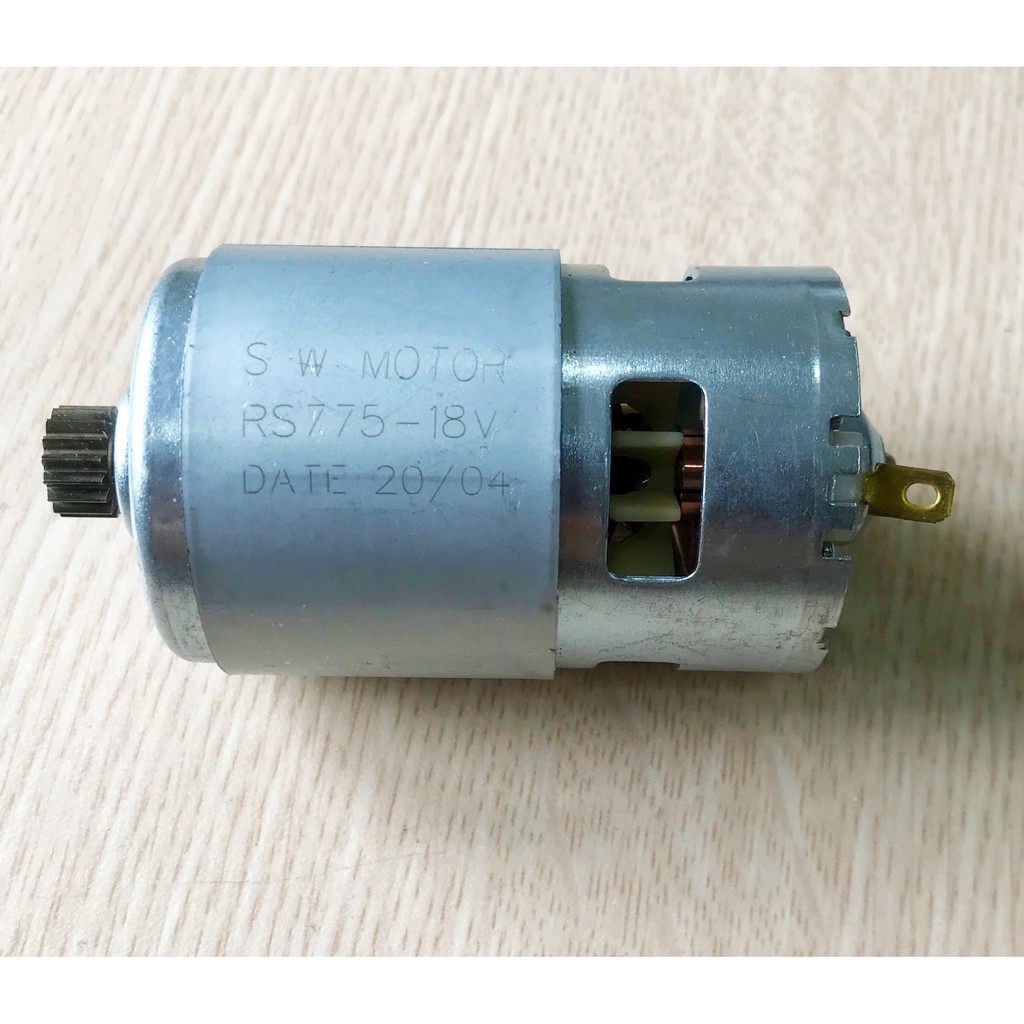 Motor DC 775 18V 16 răng trục tròn công suất cao | Shopee Việt Nam