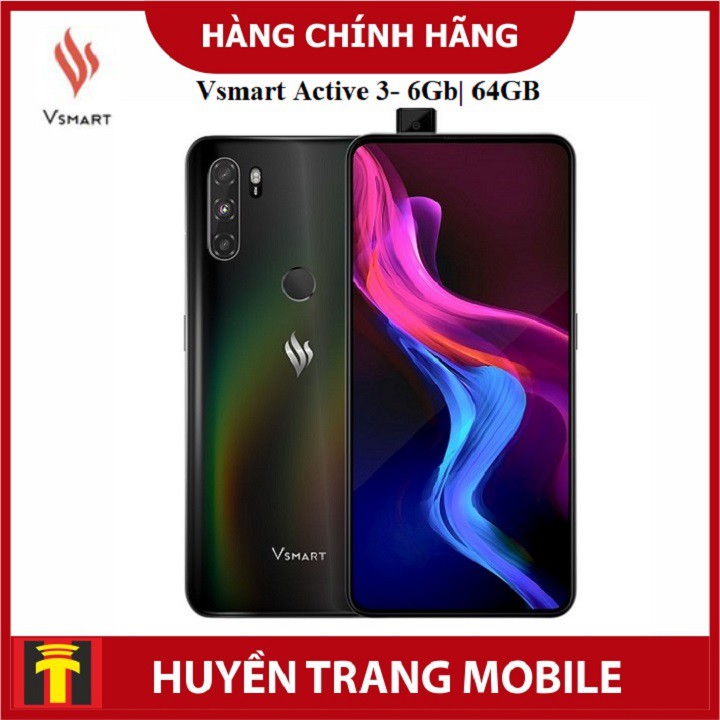 ĐIỆN THOẠI VSMART ACTIVE 3- 6GB-64GB- HÀNG CHÍNH HÃNG NGUYÊN SEAL-BẢO ...