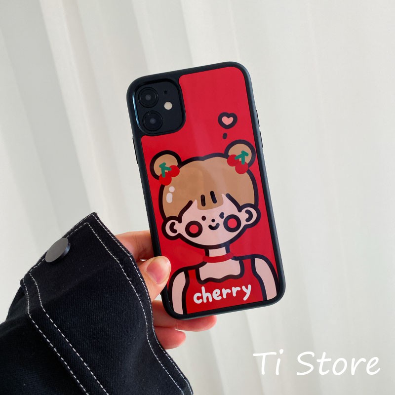 Ốp Lưng Girl Cherry iP| [ TI STORE ] | Shopee Việt Nam
