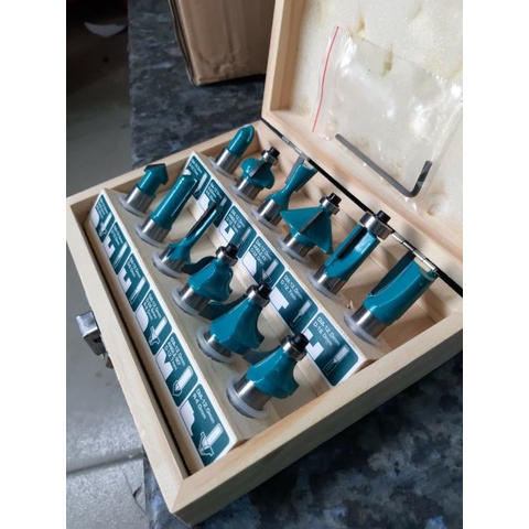 Bộ 12 mũi phay gỗ 12mm Total TACSR2121 | Shopee Việt Nam