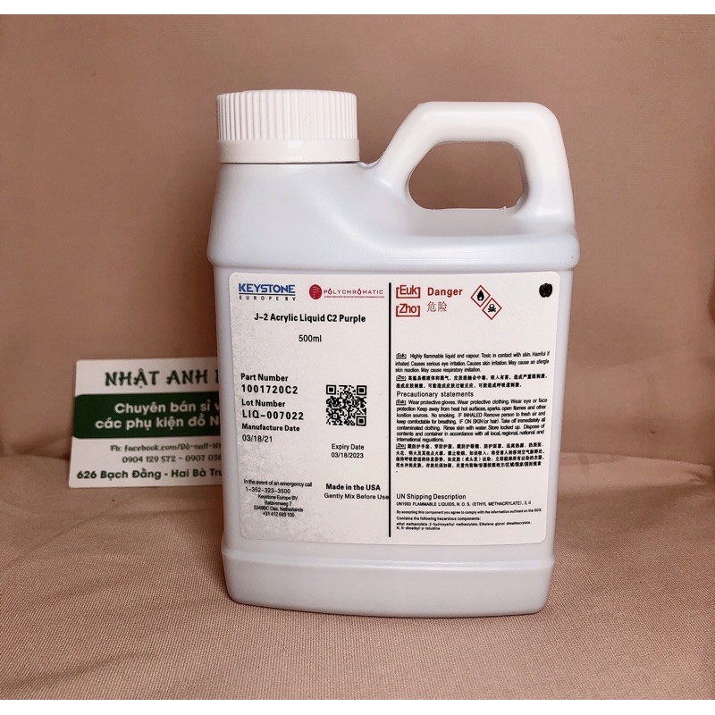 Nước Dung Dịch Tím Liquid KEYTONE 500ml Đắp Bột, Làm Hoa - Lưu Huỳnh ...