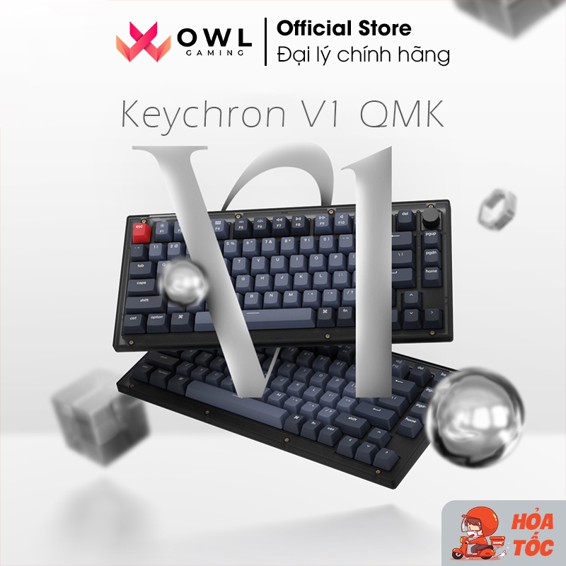 Bàn phím Keychron V1 Max QMK Wireless (Hàng chính hãng) | Shopee Việt Nam