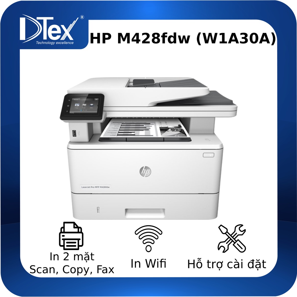Máy in đa năng HP LaserJet Pro MFP M428fdw (W1A30A) - Hàng Chính Hãng ...