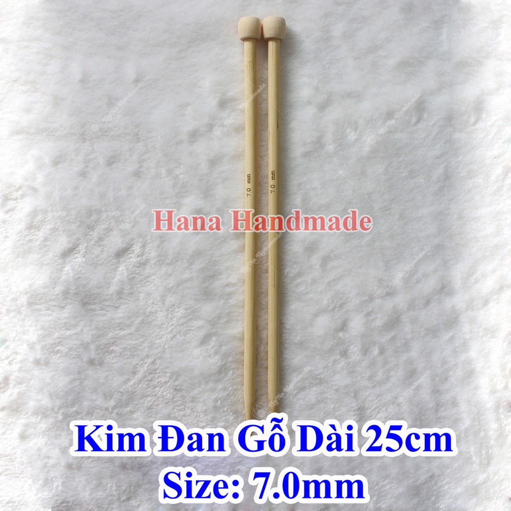 kim đan len gỗ 25cm 15k/cặp | Shopee Việt Nam