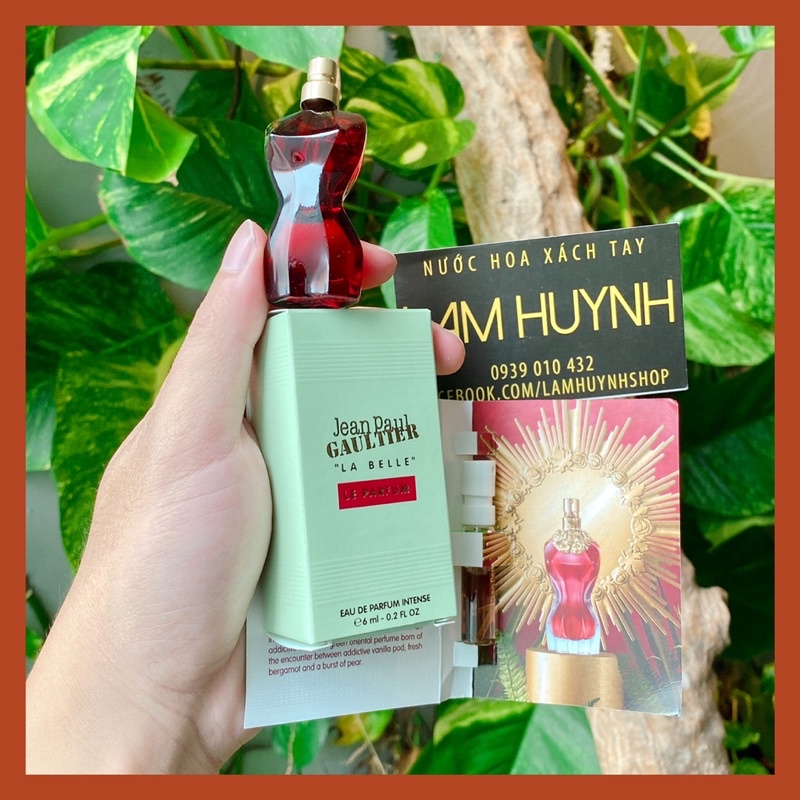 [ CHÍNH HÃNG] Nước hoa mini JEAN PAUL LA BELLE EDP Intense 6ml | Shopee ...