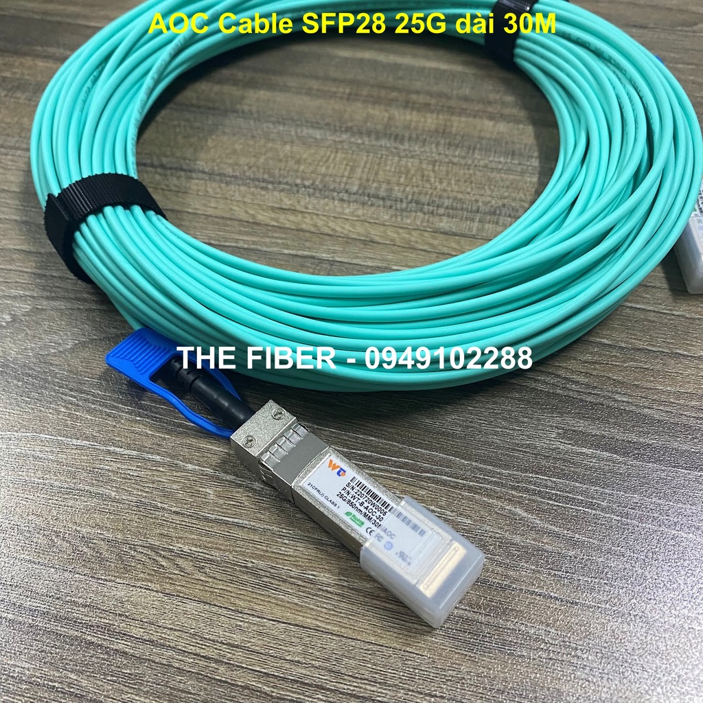 Dây quang AOC SFP28-SFP28 25G đúc sẵn 02 đầu Module quang SFP28 25G ...