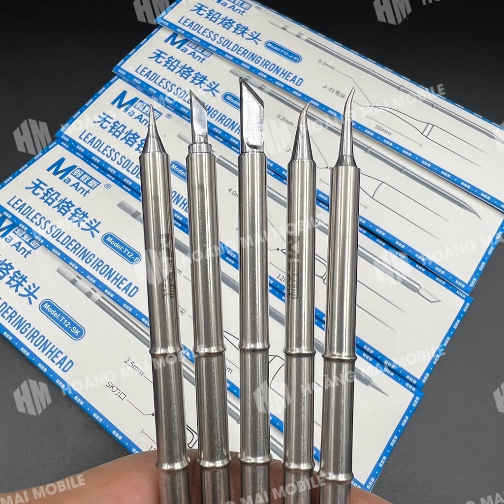 Mũi hàn T12 MaAnt (5 kiểu đầu) | Shopee Việt Nam