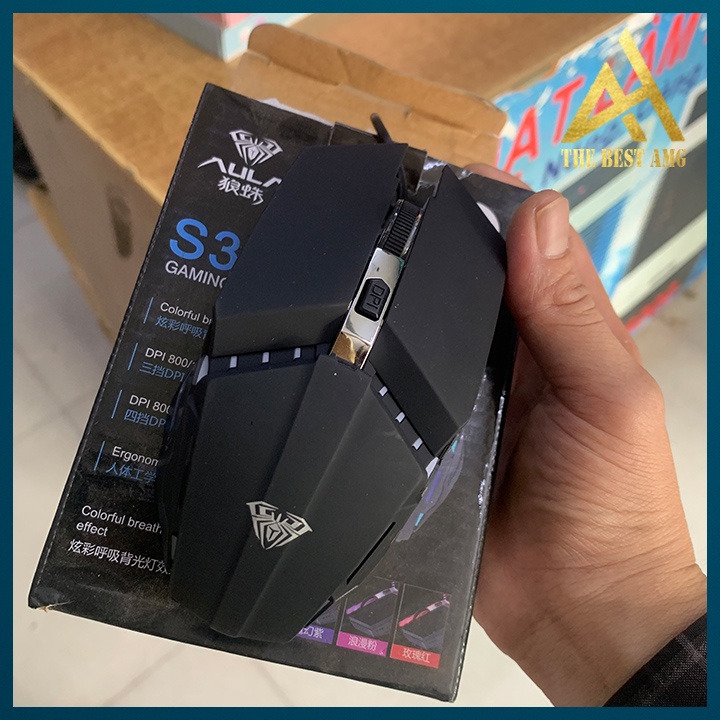 Chuột Máy Tính Có Dây Chuột Gaming LED RGB AULA S31 Chuột Laptop PC Mouse Chơi Game | Shopee ...