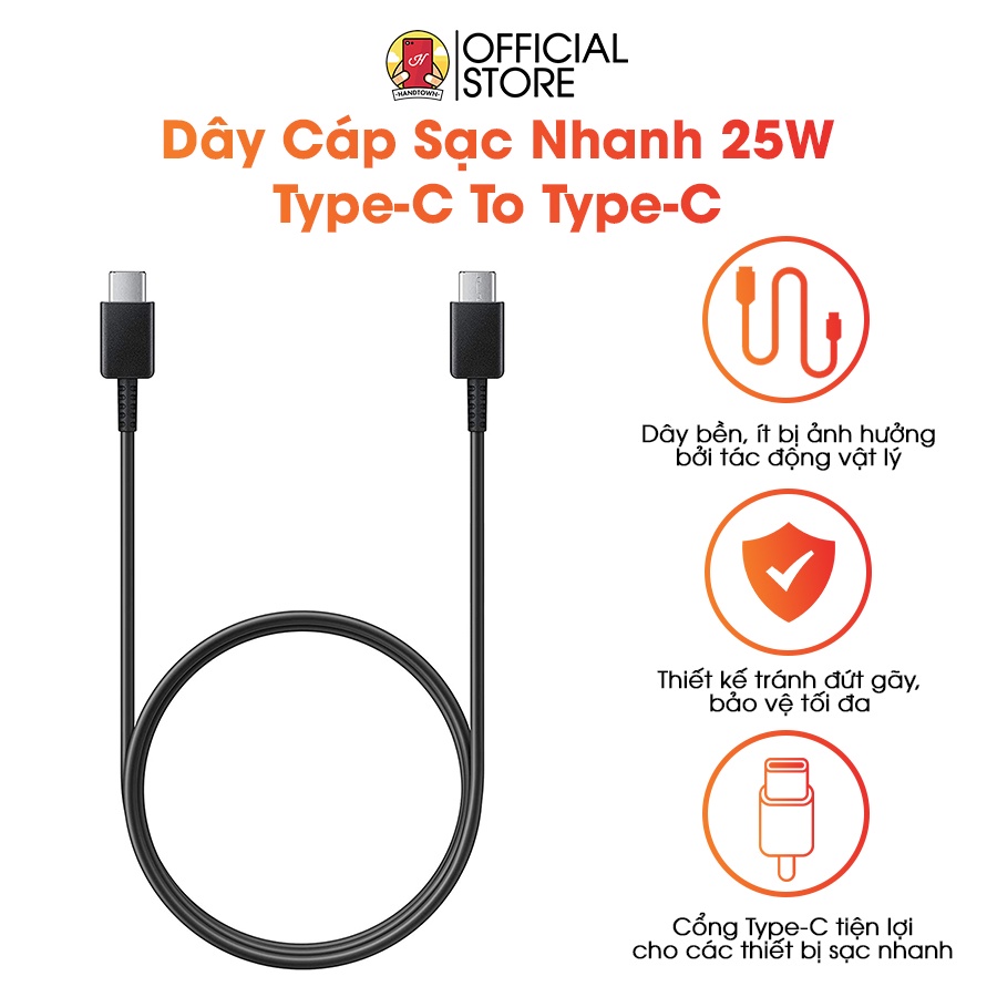 Dây Cáp Sạc Nhanh 25w Type C To Type C 2 đầu Usb Dài 1m Chuẩn Pd
