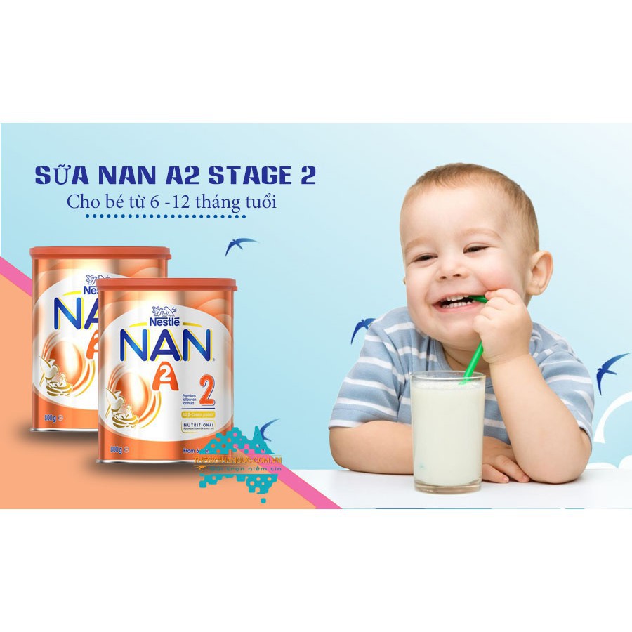 Sữa Nan A2 Úc 800g đủ số 1,2,3 (Cam kết 100% chính hãng) | Shopee Việt Nam