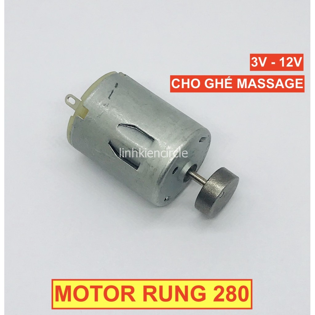 Motor rung 280 3V - 12V rung mini cho ghế massage - LK0277 | Shopee ...