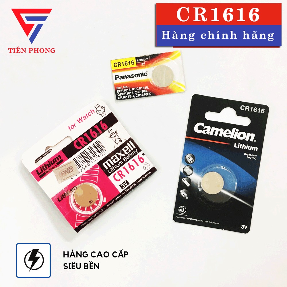 Pin cúc áo CR1616 pin 3V Maxell, Panasonic, Camelion Cr 1616 Hàng Chính Hãng | Shopee Việt Nam