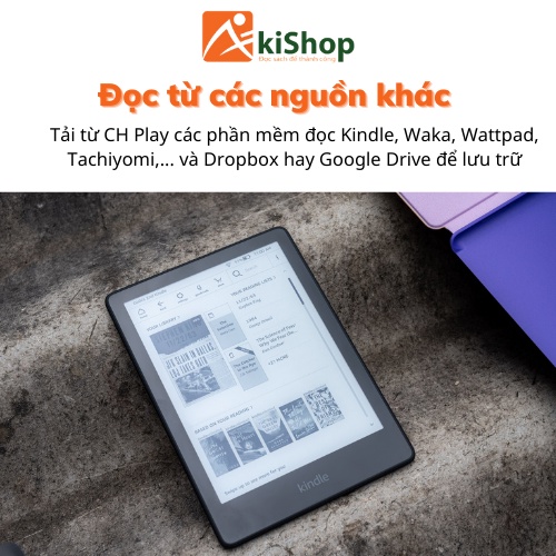 Máy đọc sách Kindle Paperwhite 5 8Gb/32Gb Chính hãng Akishop | Shopee ...