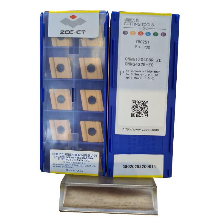 Hộp 10 mảnh dao CNC mã CNMG YBC251, chip chính hãng Zcc.ct | Shopee ...