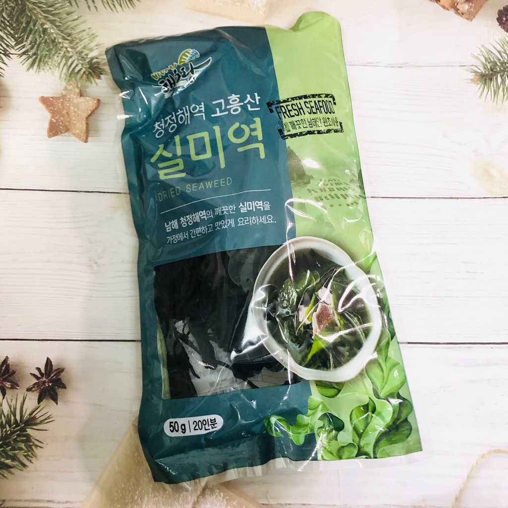 RONG BIỂN NẤU CANH HÀN QUỐC K- FOOD 50G | Shopee Việt Nam