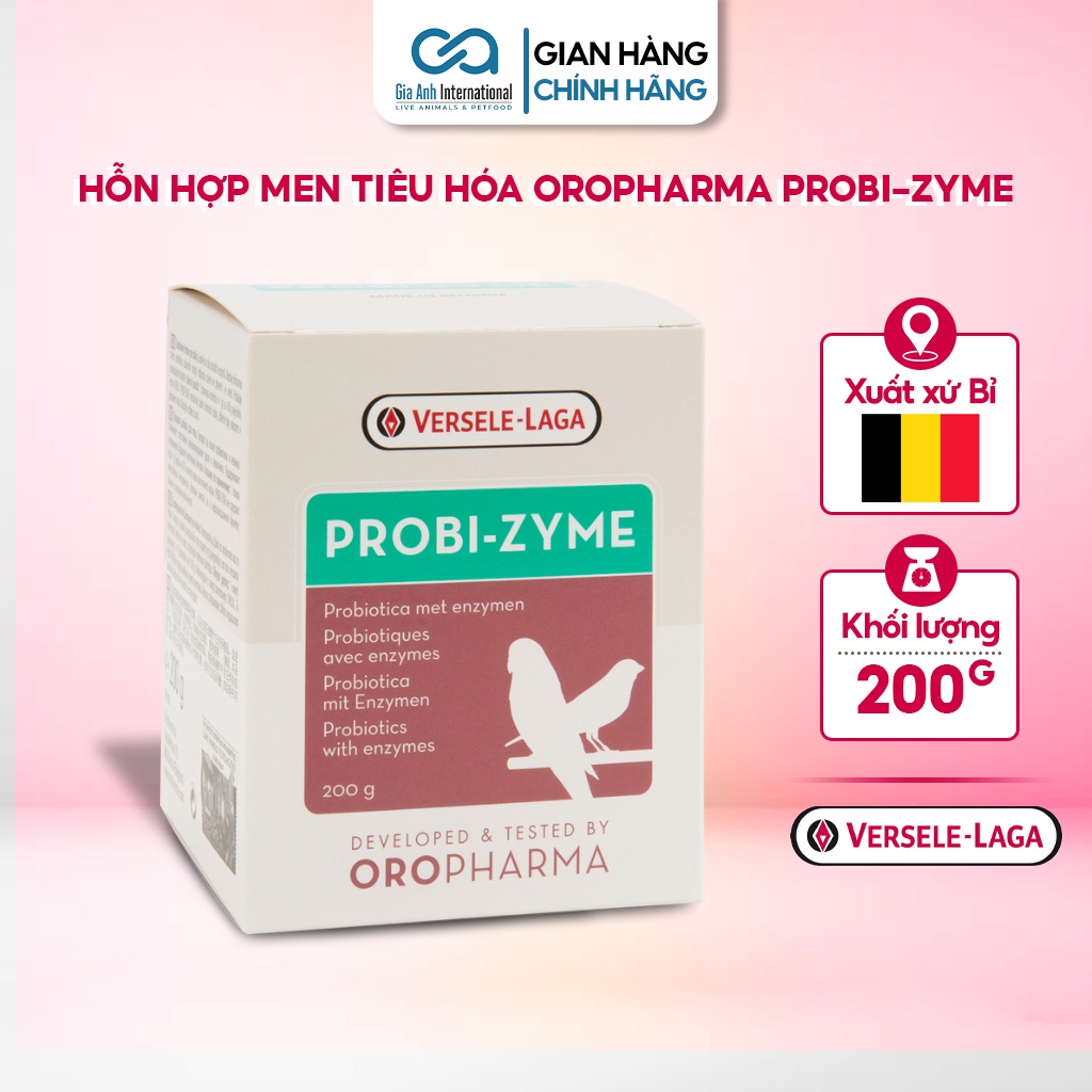 Hỗn Hợp Men Vi Sinh, Tiêu Hoá Cho Chim Cảnh - Versele-Laga Oropharma Probi-Zyme Dạng Bột Bảo Vệ ...