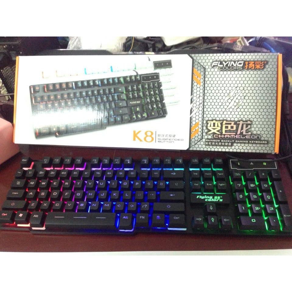 Bàn phím giả cơ flying colors K8 | Shopee Việt Nam