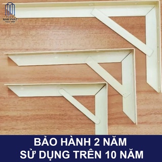Cặp Eke bắt tường, Kệ, Ke Góc Vuông chữ L 20cm 25cm 30cm 35cm 40cm 45cm ...
