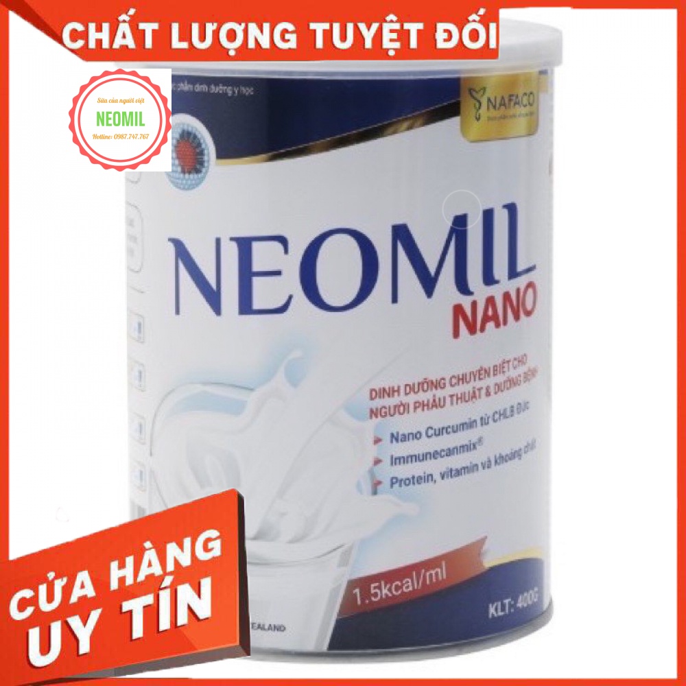 Sữa bột Neomil Nano 1,5 kcal/ml (KLT: 400g) – Tốt nhất cho Phụ nữ sau ...
